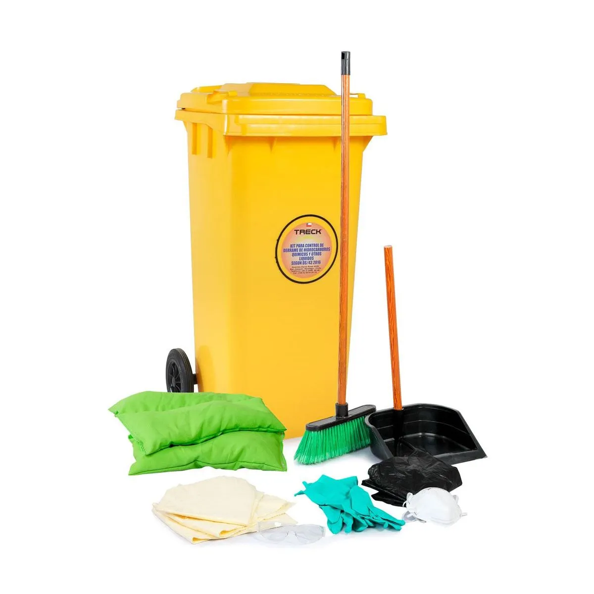 Kit de Derrame Universal 120Lt. DS43 Carro (Abs, Barr, Almo, paños ...